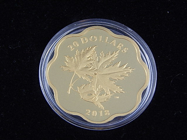 Silver Coin - $20 - 2018 - Iconic Maple Leaves – Sold Outright
