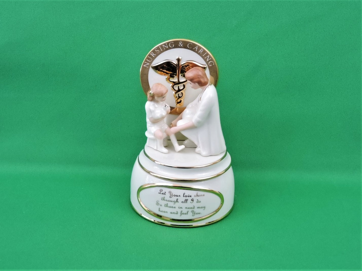 Nursing and Caring Heirloom Porcelain Music Box Collection - 2002 - "H ...