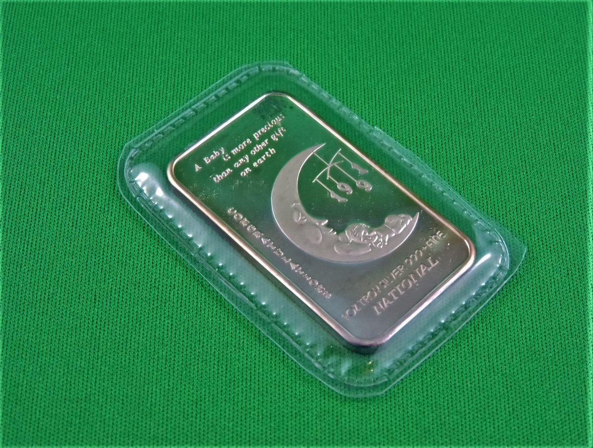 Currency - Silver Bar - 1991 - National - Baby Congratulations – Sold ...