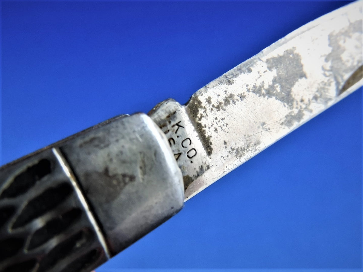 Knife - I. K. Co. USA Boys Metal Single Blade Pocket Knife – Sold Outright