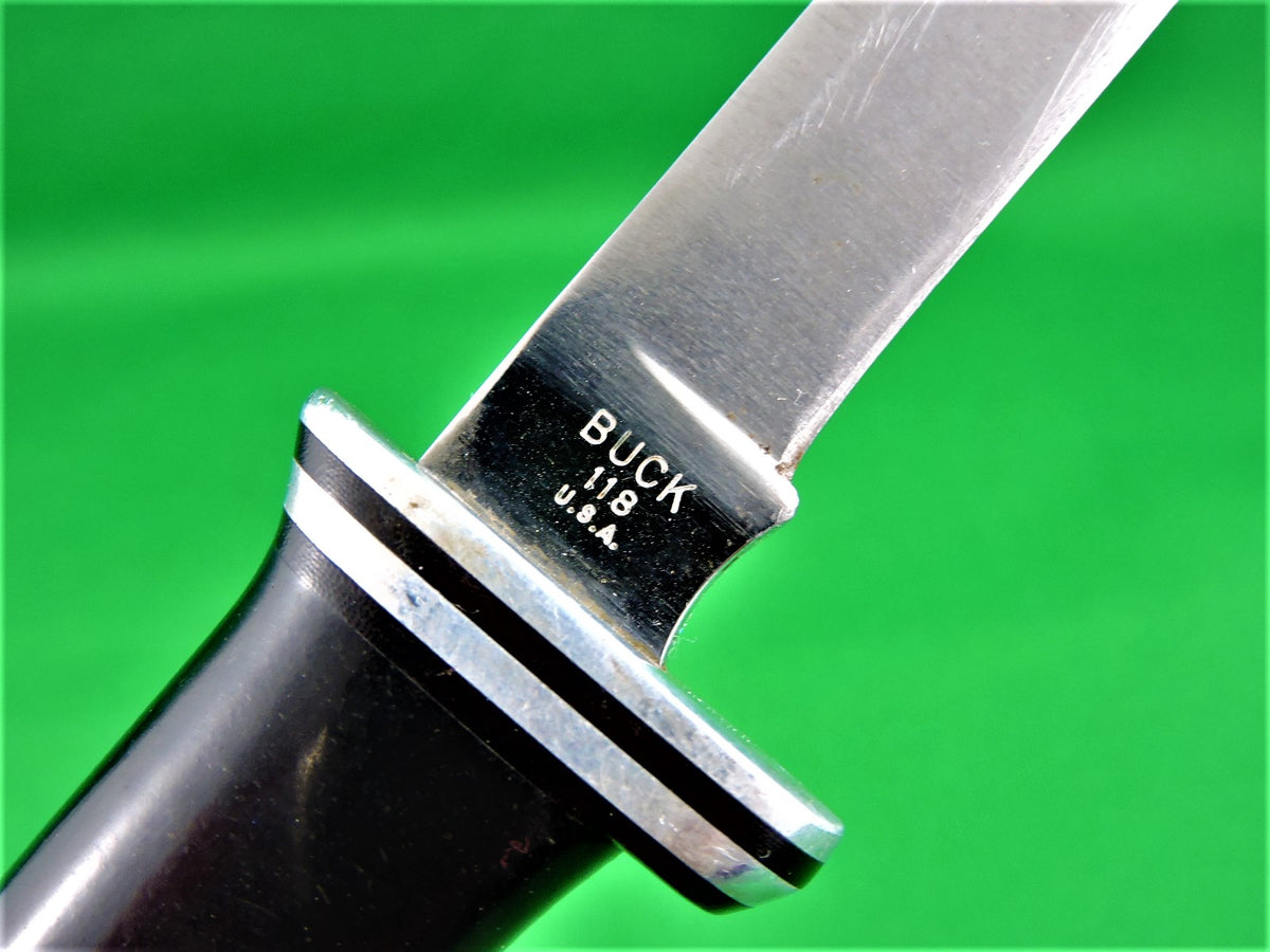 Knife - Buck 118 Fixed Blade Knife with Sheath – Sold Outright